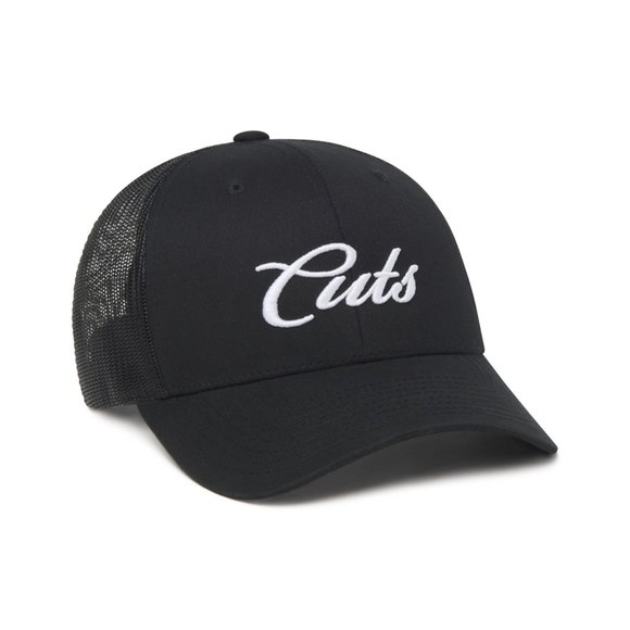 Cuts Clothing | Accessories | Cuts Clothing Script Trucker Hat Black ...